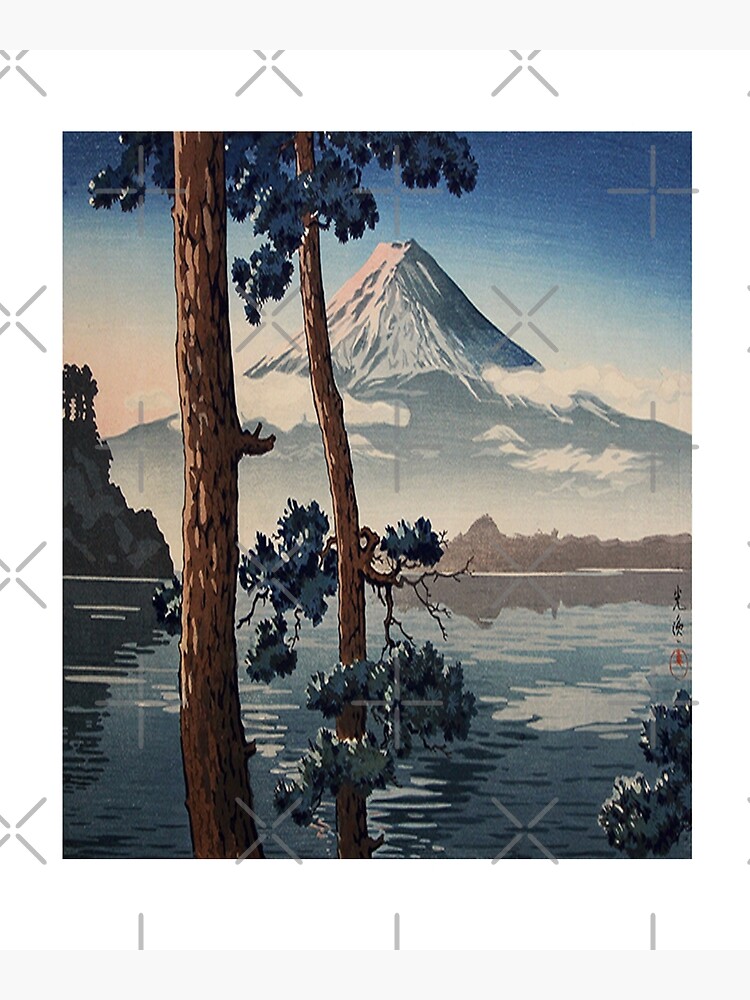 "Tsuchiya Koitsu Fuji from Lake Kawaguchi" Poster by Vitage-Art45 ...