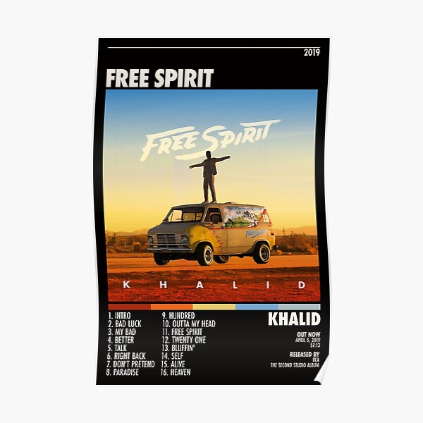 "Khalid Posters Free Sprit Poster Poster Album Cover Poster | Poster ...