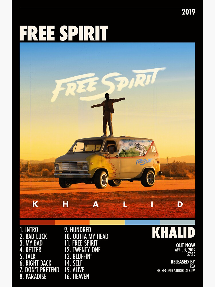 "Khalid Posters Free Sprit Poster Poster Album Cover Poster | Poster ...