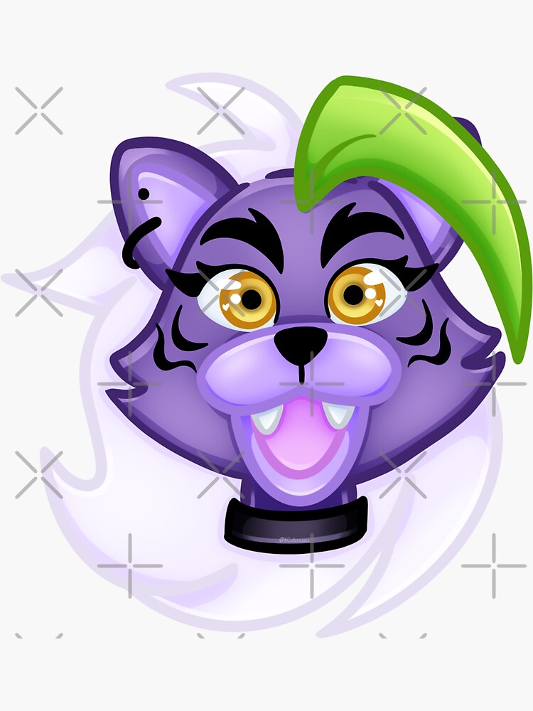 Pegatina for Sale con la obra «Glamrock Roxy: seguridad FNAF» de ...