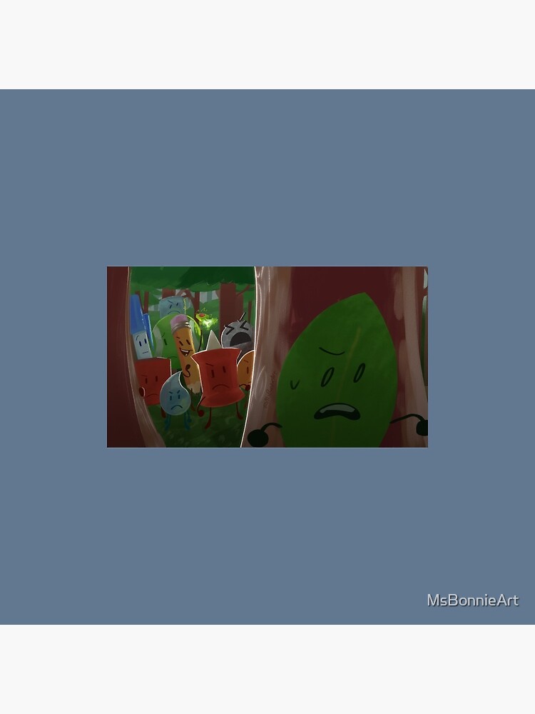 "BFDI Leafy Chase Scene" Pin for Sale by MsBonnie | Redbubble