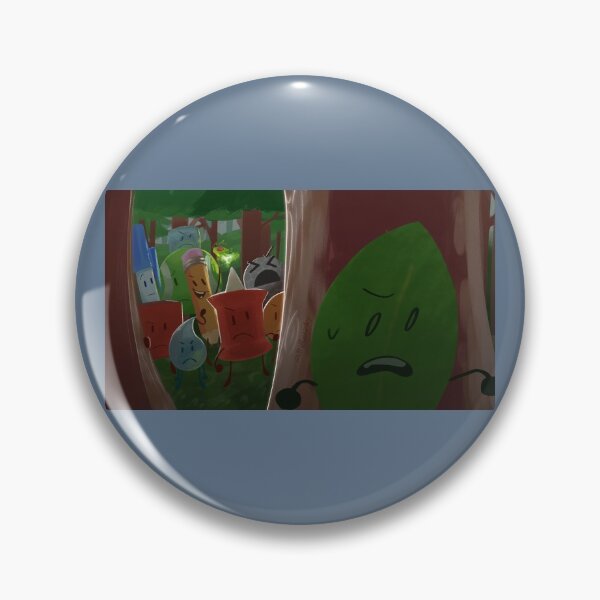"BFDI Leafy Chase Scene" Pin for Sale by MsBonnie | Redbubble
