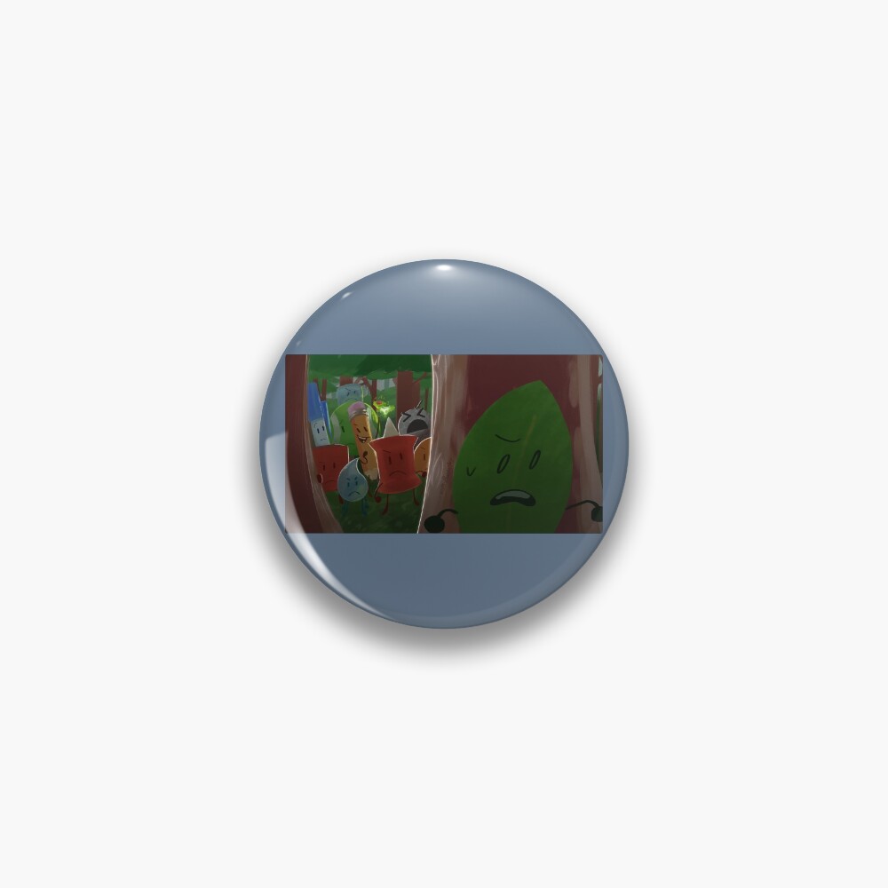 "BFDI Leafy Chase Scene" Pin for Sale by MsBonnie | Redbubble