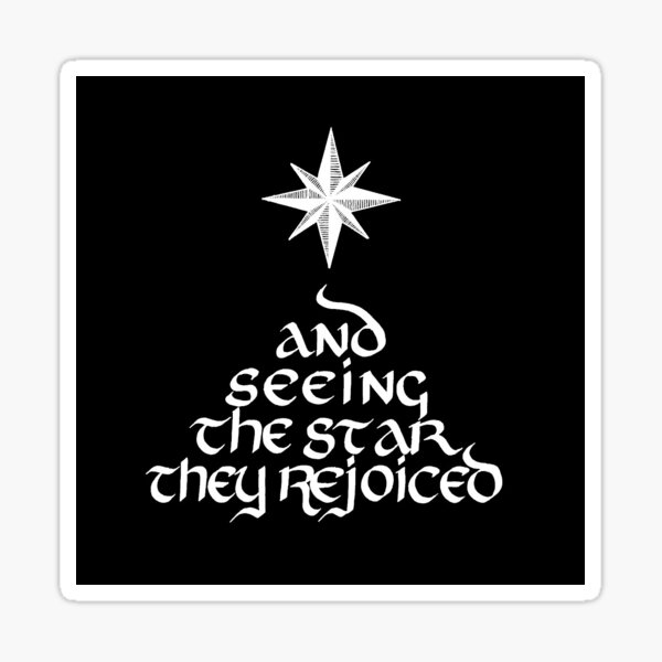 "Star of Bethlehem" Sticker for Sale by LuxetPax | Redbubble