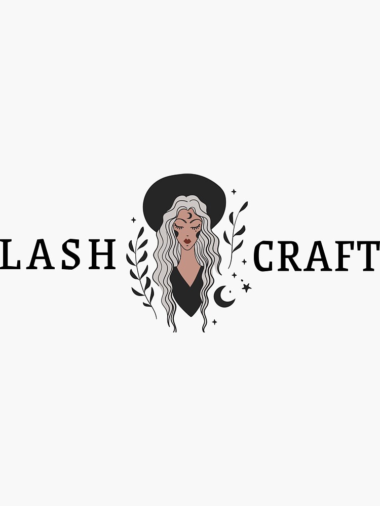 "Lash craft " Sticker by celotan | Redbubble