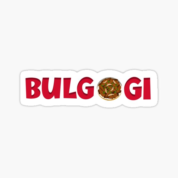 "Bulgogi " Sticker by Brahimayad | Redbubble