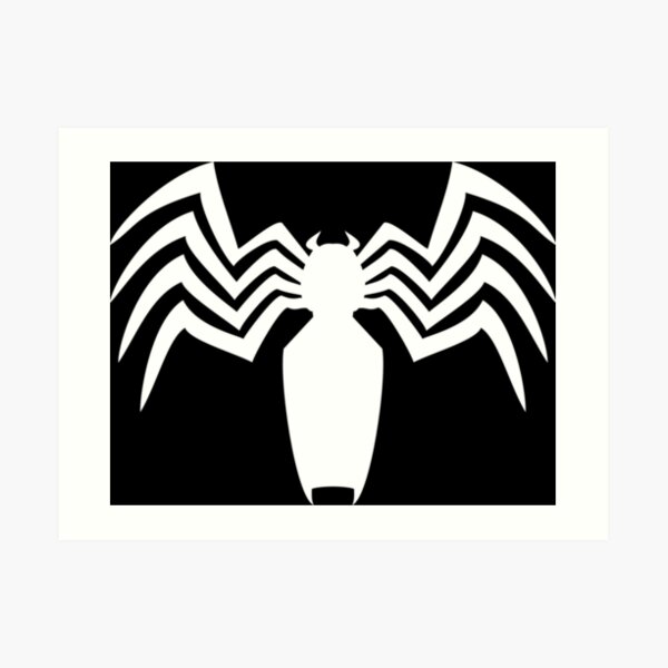 "Black Spider Symbol" Art Print for Sale by luka-designs | Redbubble