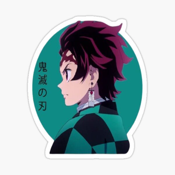 "demon slayer tanjiro" Sticker by nagham12 | Redbubble