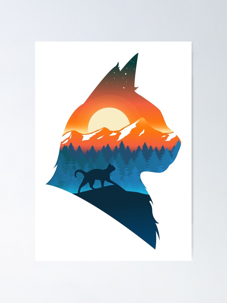 "The Cat" Poster for Sale by renju1902 | Redbubble