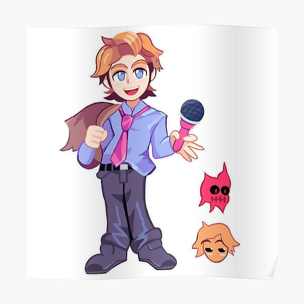 "Friday Night Funkin - fnf " Poster by meudya | Redbubble