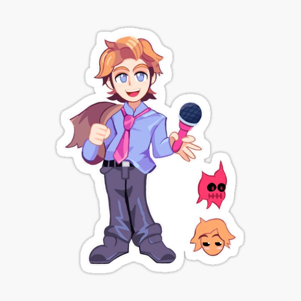 "Friday Night Funkin - fnf " Sticker for Sale by meudya | Redbubble