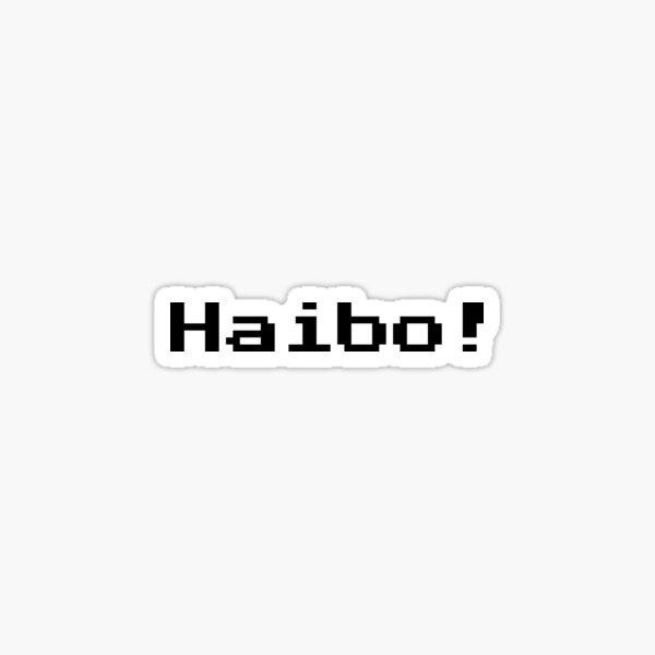"Haibo South African Slang" Sticker for Sale by shap-shap | Redbubble