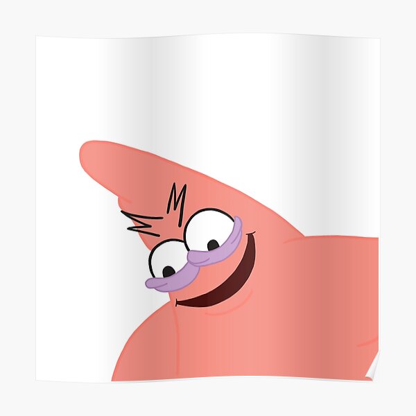 "evil patrick meme " Poster by shopserendipity | Redbubble