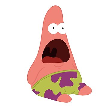 "shocked patrick meme" Poster for Sale by Serendipity Studios | Redbubble