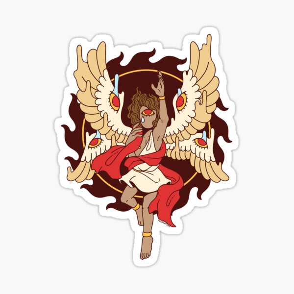 "ANGEL ICARUS" Sticker for Sale by Toldentops | Redbubble