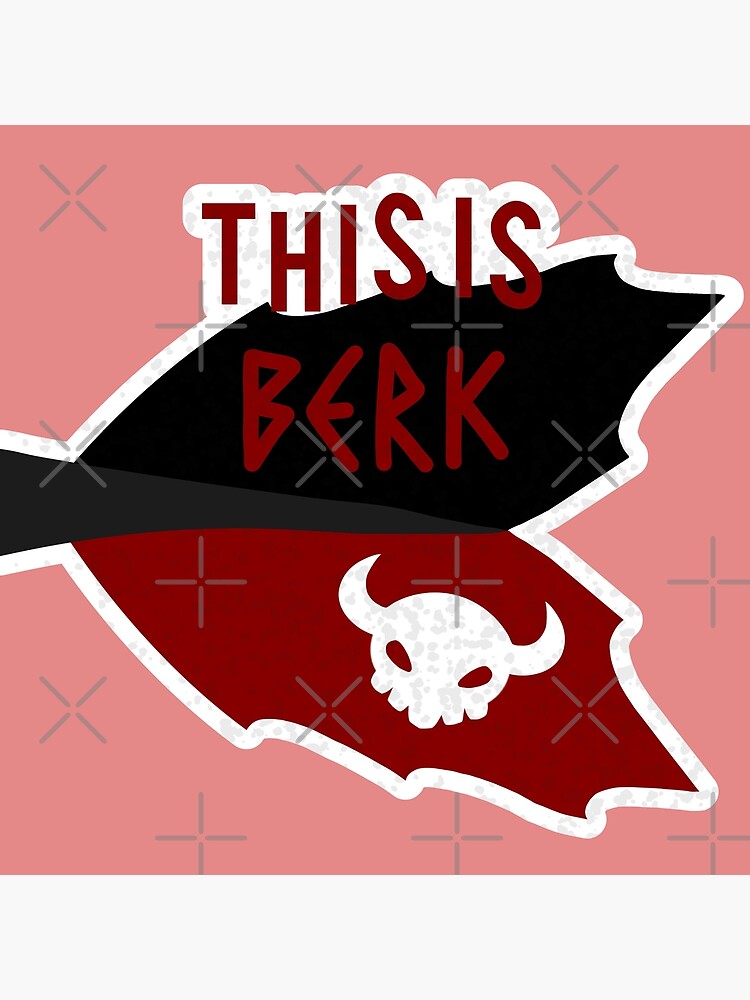 Póster «"Esto es Berk" httyd tail berk flag» de Lonely-Whale | Redbubble