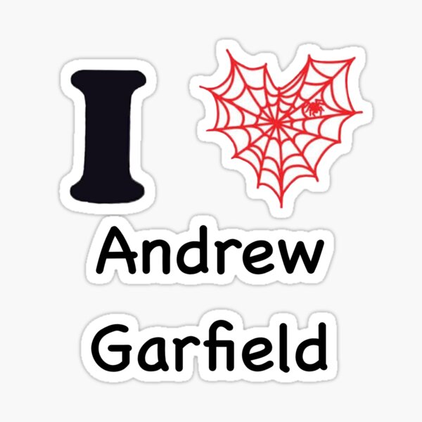 "Garfield Andrew Garfield" Sticker by briannaday5 | Redbubble