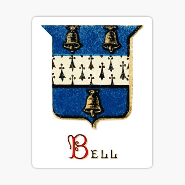 "Bell Family Coat of Arms" Sticker for Sale by Heraldica | Redbubble