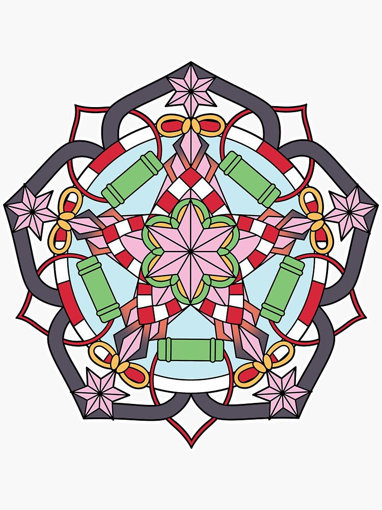 "Pink Demon Parol" Sticker for Sale by Luvmaila | Redbubble
