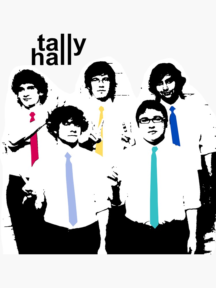 "Tally Hall Sticker" Sticker for Sale by mynameisvost | Redbubble