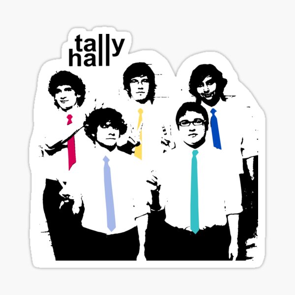 "Tally Hall Sticker" Sticker for Sale by mynameisvost | Redbubble