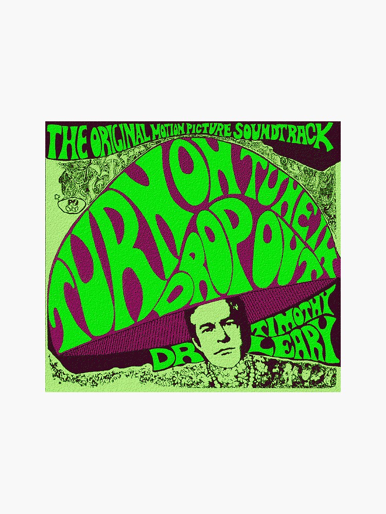 "Timothy Leary Acid" Sticker for Sale by jamikka1111 | Redbubble