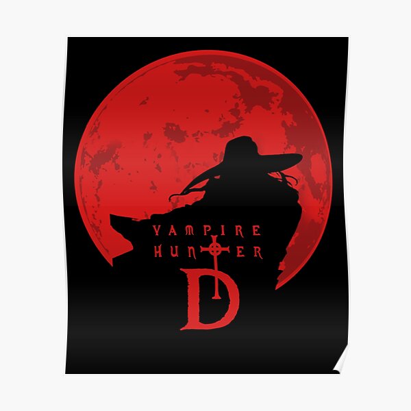 "Logo blood Vampire Hunter D film anime poster" Poster for Sale by ...