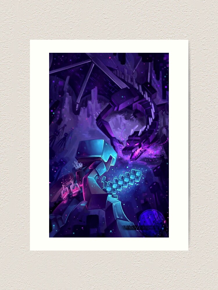 "Minecraft Epic Battle" Art Print for Sale by sykesadam | Redbubble