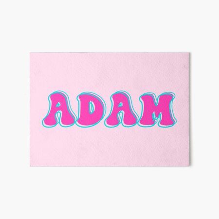 "ADAM Cute Custom Name Design - Kawaii ADAM Name" Art Board Print by ...