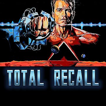 "Total recall" Sticker for Sale by American Artist | Redbubble