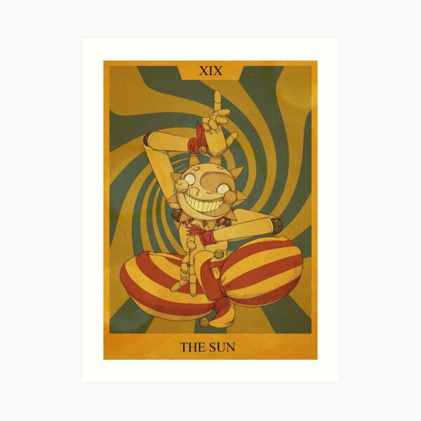 "Fnaf Security Breach Sun, Security Breach Sundrop" Art Print by ...