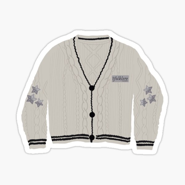 "TS Cardigan" Sticker for Sale by zjmorley | Redbubble