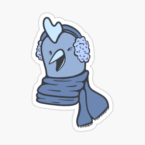 "Sassy Winking Chicken" Sticker for Sale by Artbystumps | Redbubble
