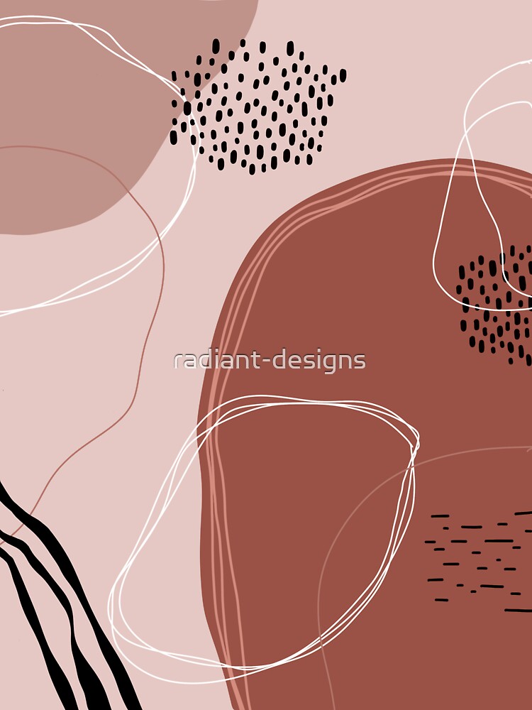 "boho abstract" Sticker by radiant-designs | Redbubble