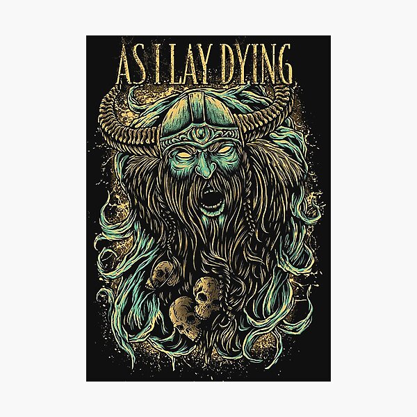 " AS I LAY DYING-logo" Photographic Print for Sale by bfrymanet | Redbubble