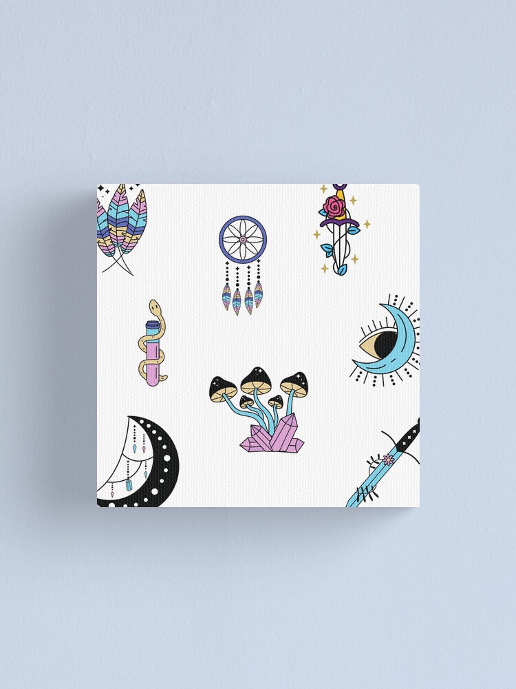 "Celestial Witch Aesthetic Sticker Pack, Spell Magic Aesthetic, Modern ...