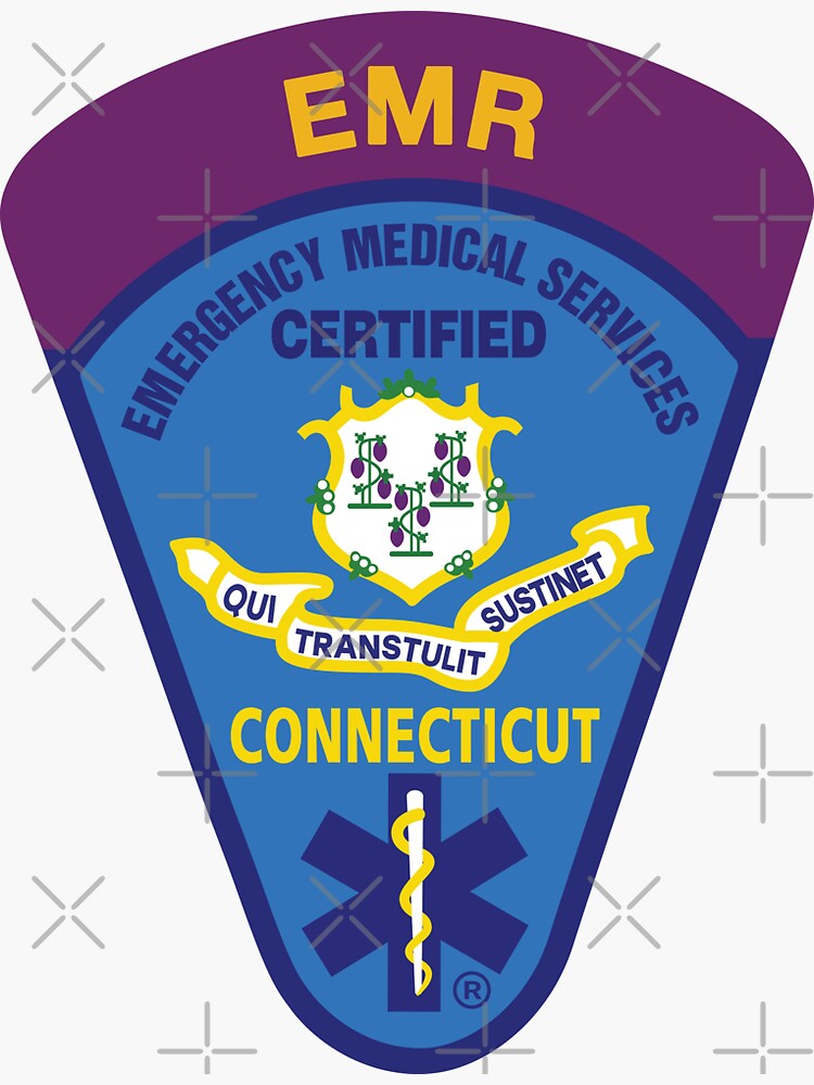 "CT EMR Patch" Sticker for Sale by SeanC898 | Redbubble