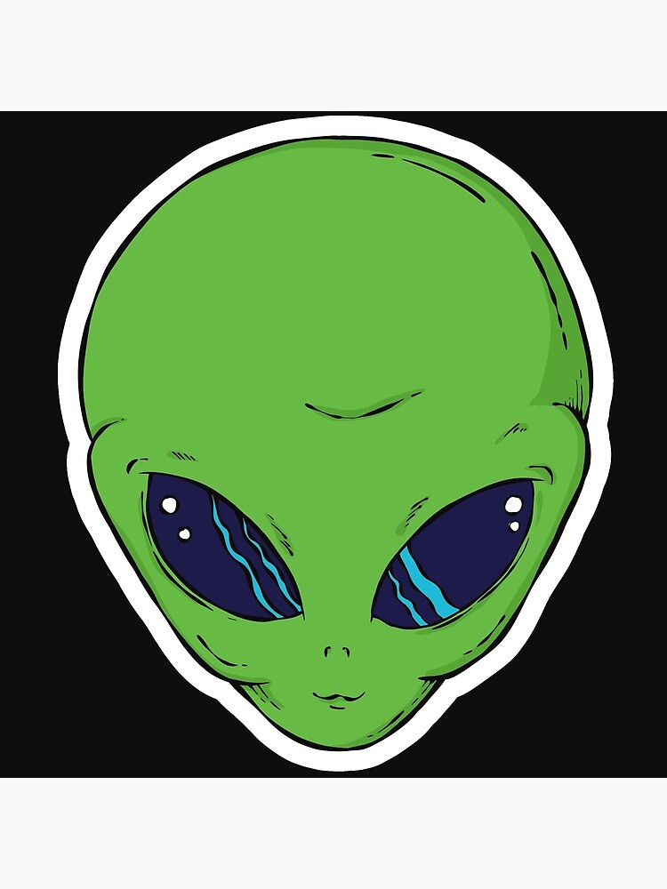 "Green Alien Cool" Poster for Sale by S2DA | Redbubble