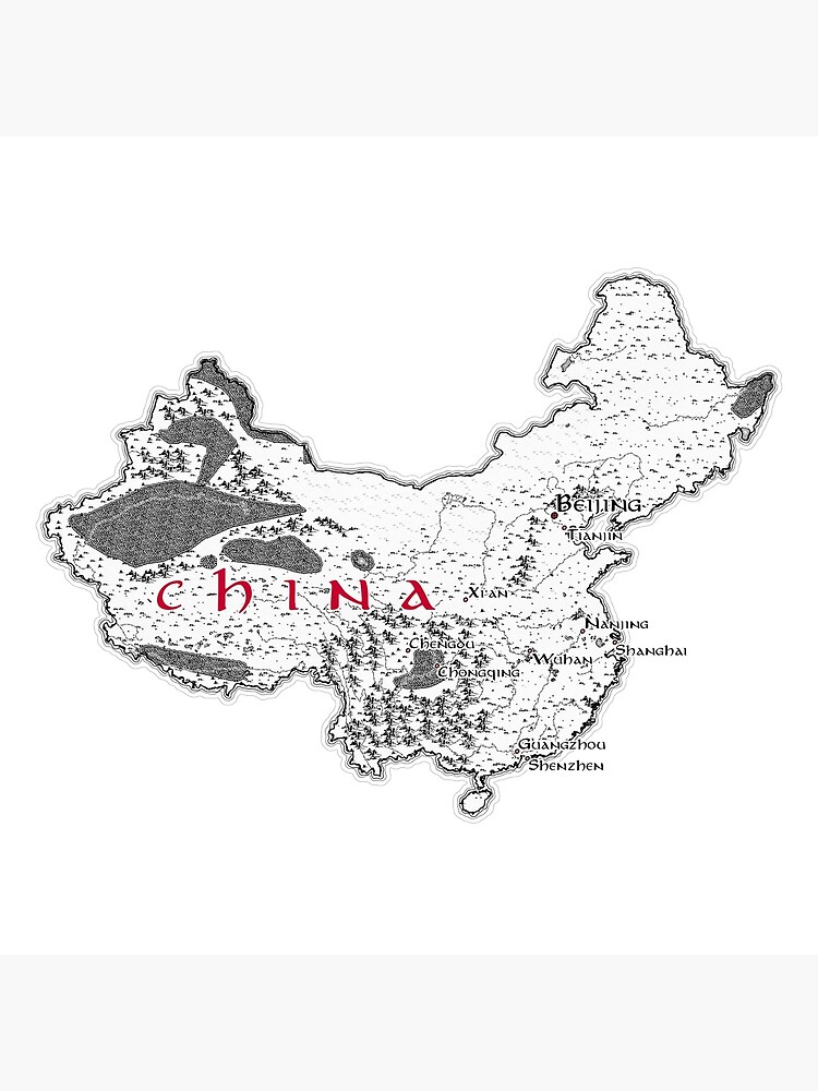 "China Fantasy Map" Poster by Inkarto-Maps | Redbubble