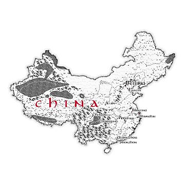 "China Fantasy Map" Poster for Sale by Inkarto-Maps | Redbubble