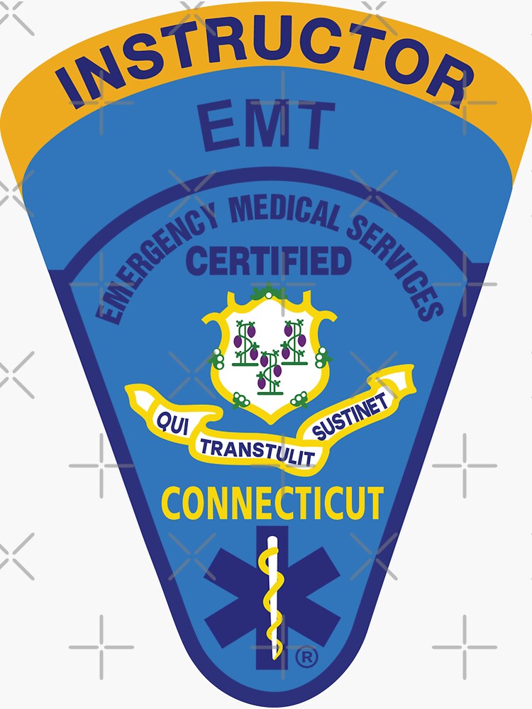 "CT EMT Instructor Patch" Sticker for Sale by SeanC898 | Redbubble