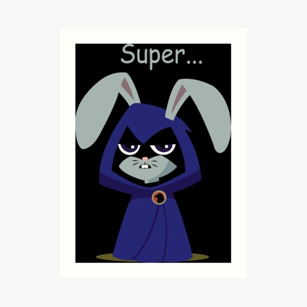 "Teen Titans - Raven "Super..."" Art Print by MonkeyLi | Redbubble