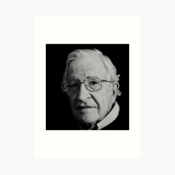 "Noam Chomsky" Art Print for Sale by ArtsyBeard | Redbubble
