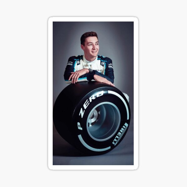 "george russell" Sticker for Sale by Virgonexia | Redbubble