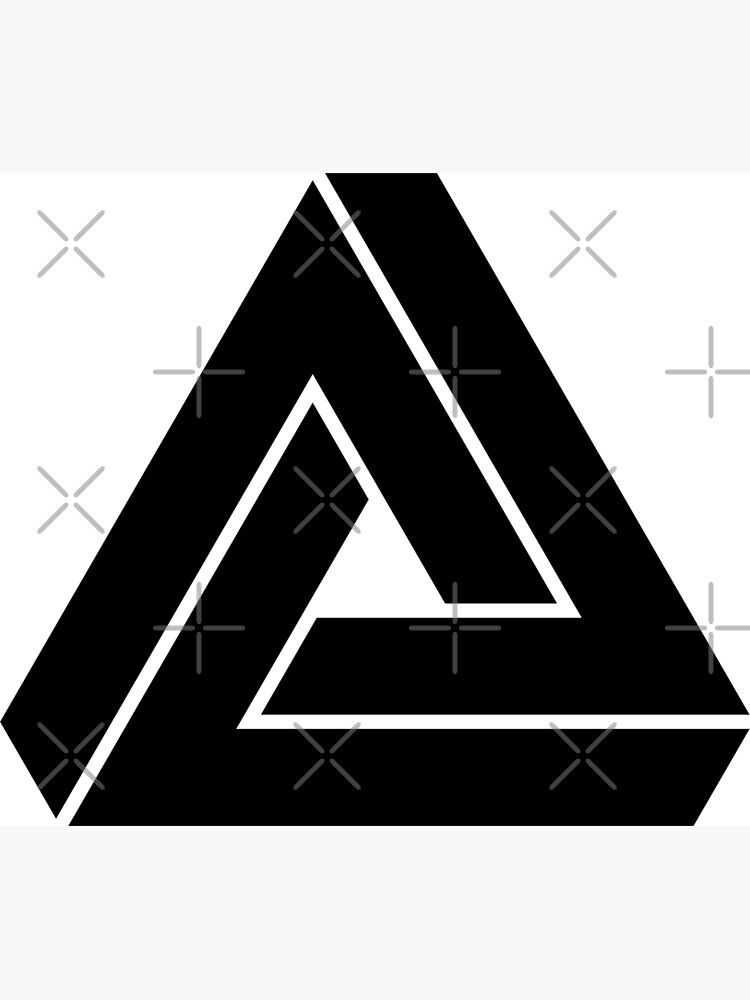 "Penrose triangle" Poster by elfina | Redbubble
