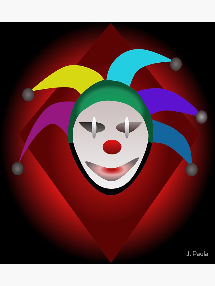 "Card pack Joker " Sticker by PaulaMuthu | Redbubble