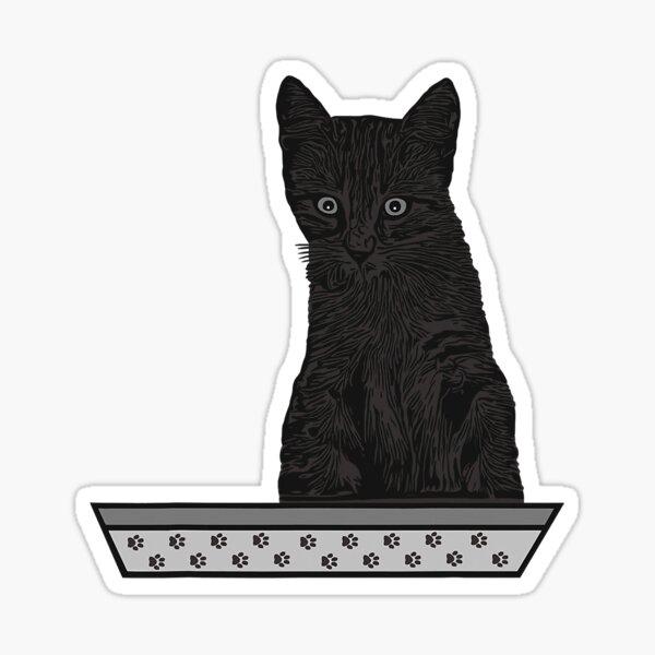 "Cats Print Animal Motif Imprint Cat" Sticker for Sale by gonzales6422 ...