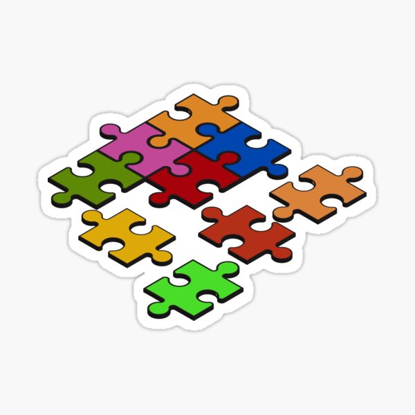 "Brain Teasing puzzles games for fun " Sticker by BahaaIB | Redbubble