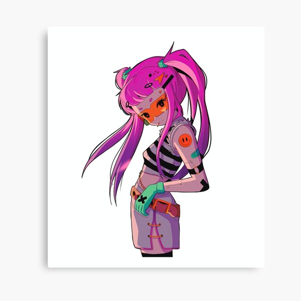 "Anime Girl Pfp, Anime Girl, Pfp" Canvas Print by graphic-genie | Redbubble