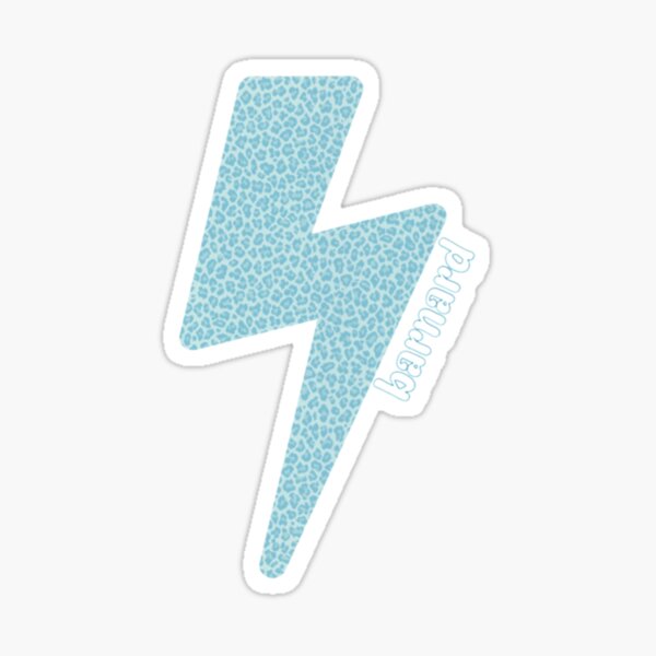 "Barnard Cheetah Lightning Bolt " Sticker for Sale by LauziCoS | Redbubble